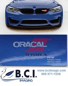 ORAFOL ORACAL 970RA-196 Night Blue Metallic Premium Wrapping Cast Vinyl ...