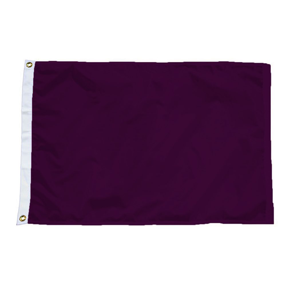 Solid-Color Nylon Flag 2′ x 3′ Maroon – BCI Imaging Supplies