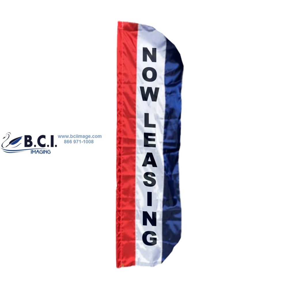 18′ Stock Message Stadium Flutter Flag Replacement Flag Now Leasing ...