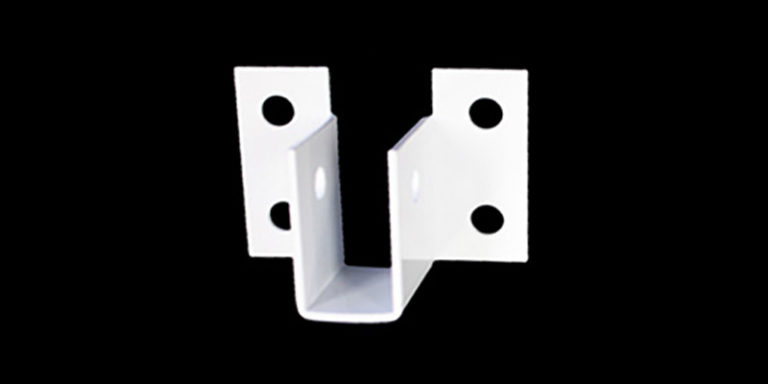 ALUMINUM BRACKET POWDER COATED WHITE 1/2″ U Brkt – BCI Imaging Supplies