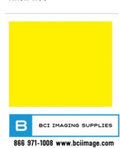 Arlon 5000 High Gloss Calendered Vinyl Film color #168 daisy yellow ...