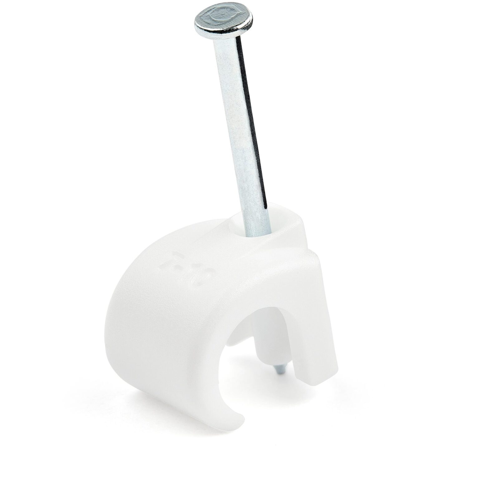 100 Pack Large Cable Clips with Nail – Reusable – Nail-in Clamps – Wire ...