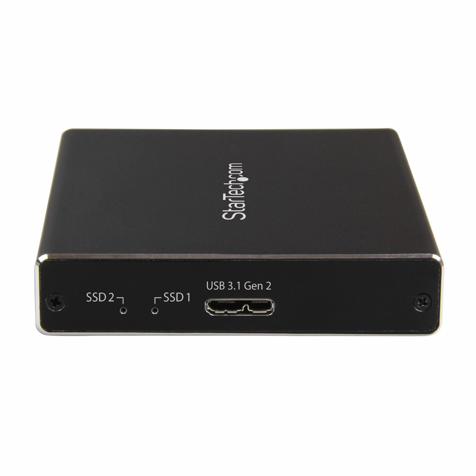 Dual-Slot Drive Enclosure for mSATA SSDs – USB 3.1 (10Gbps) – RAID ...