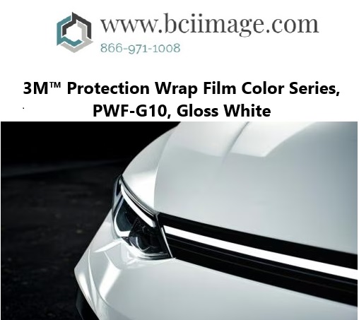 3M™ Protection Wrap Film Color Series, PWF-G10, Gloss White – BCI ...